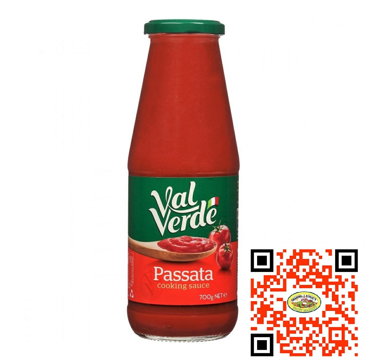 ‘Val Verde’ QUALITY Passata Cooking Sauce 700gm – Grandma Rosies