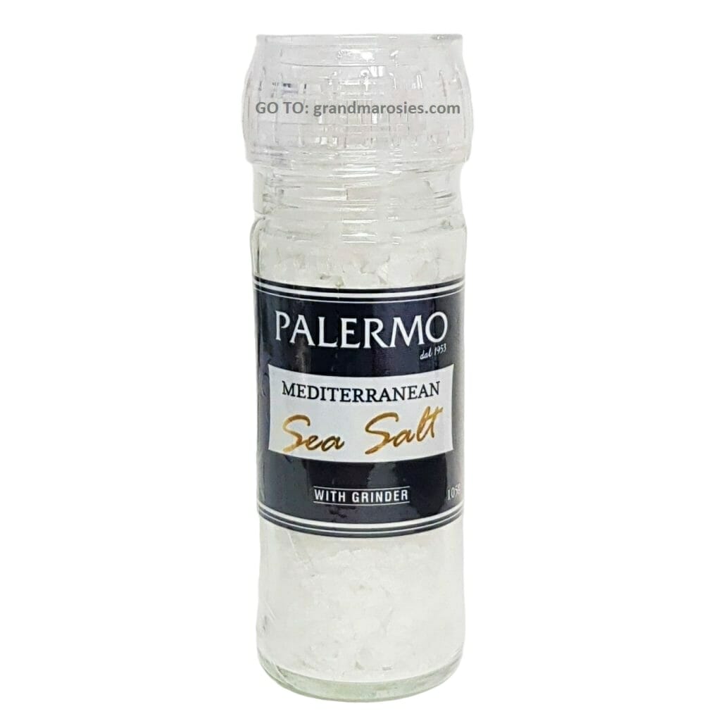 Palermo Mediterranean Sea Salt with Grinder 125gm *All Natural* *No ...