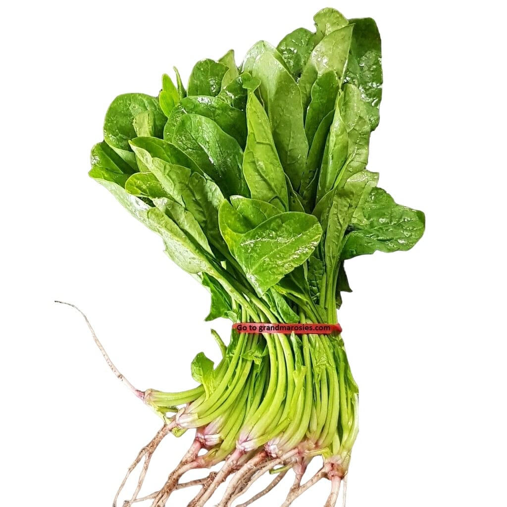 English Spinach Bunch, *GARDEN FRESH* *BEST AT THE MARKET* – Grandma Rosies